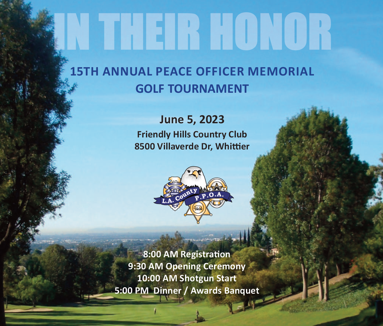 15th Annual Peace Officer Memorial Golf Tournament Set for June 5 - Los ...