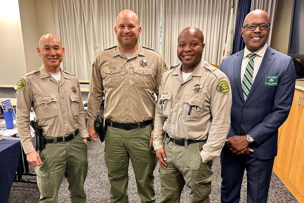 New LASD Sergeant Badge Exchange - Los Angeles County Professional ...